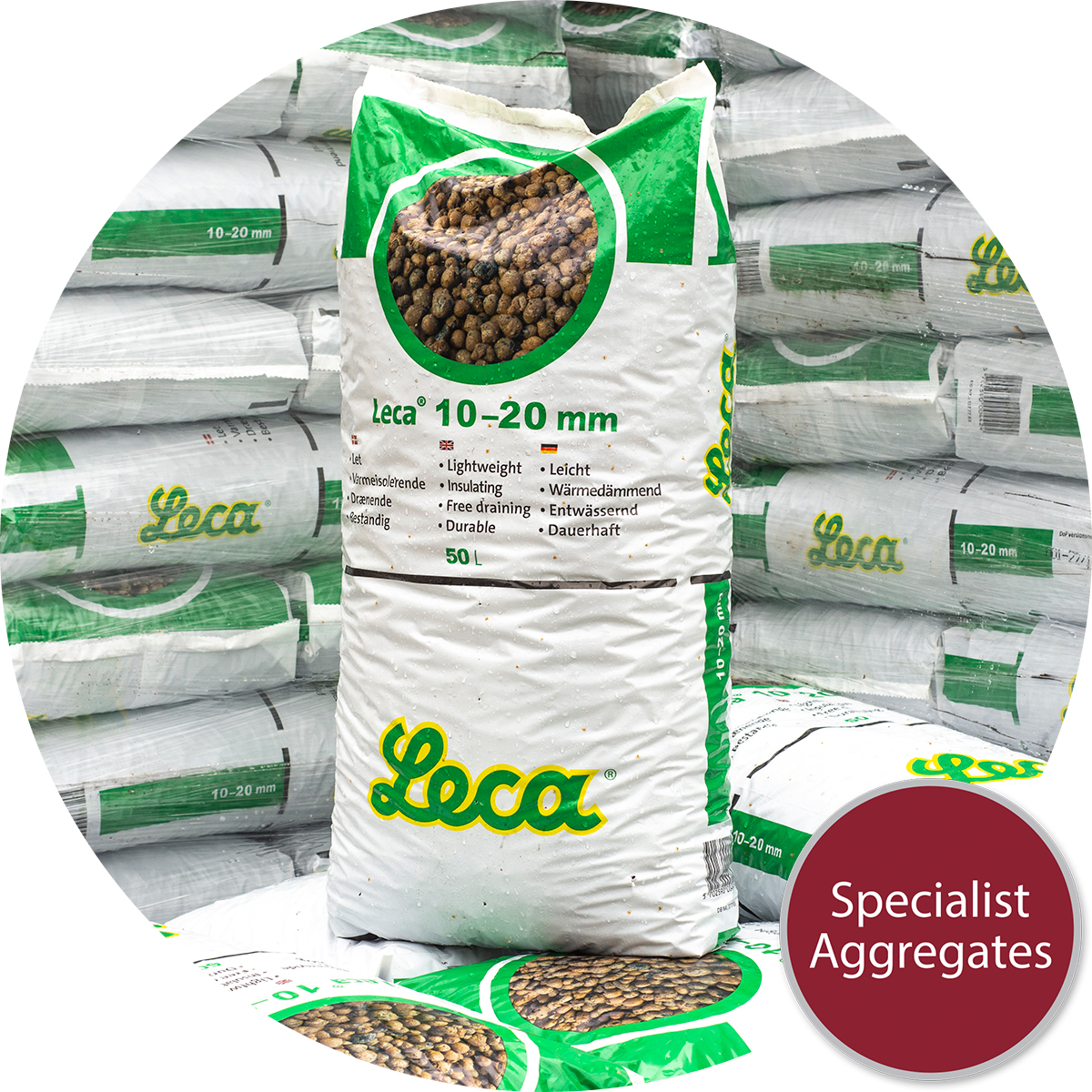 Buy Leca® LWA 10-20mm Lightweight Expanded Clay Aggregate | Specialist ...