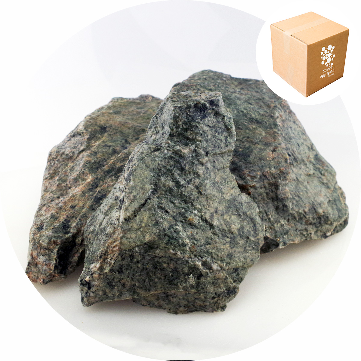 Buy Welsh Green Granite Rock | Specialist Aggregates Ltd