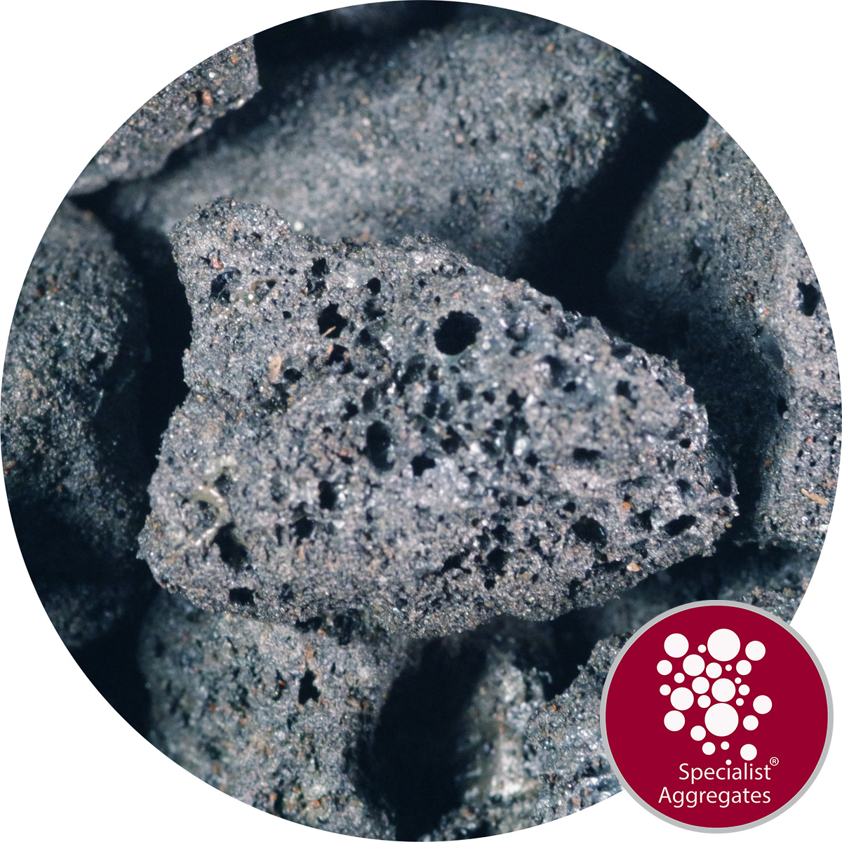 Buy Volcanic Lava - Filtration Gravel | Specialist Aggregates Ltd