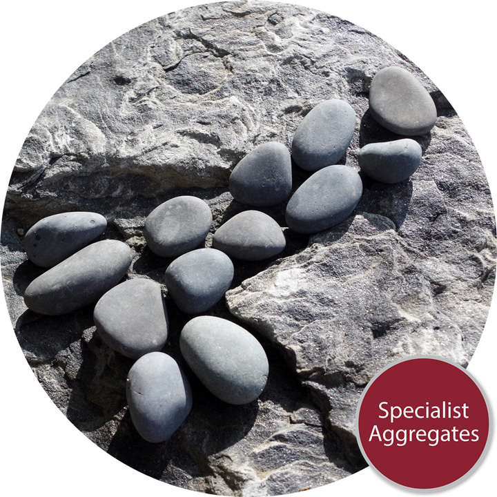 Buy Shoreline River Pebbles - Dark Grey Granite 20-40mm | Specialist ...