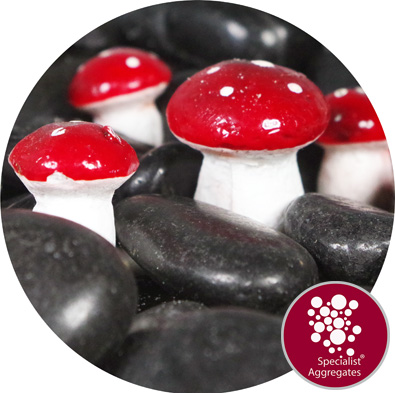 Buy Chinese Pebbles - Polished Black Granite - Small | Specialist ...