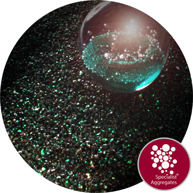 Buy Volcanic Black Sand - Green Flare | Specialist Aggregates Ltd