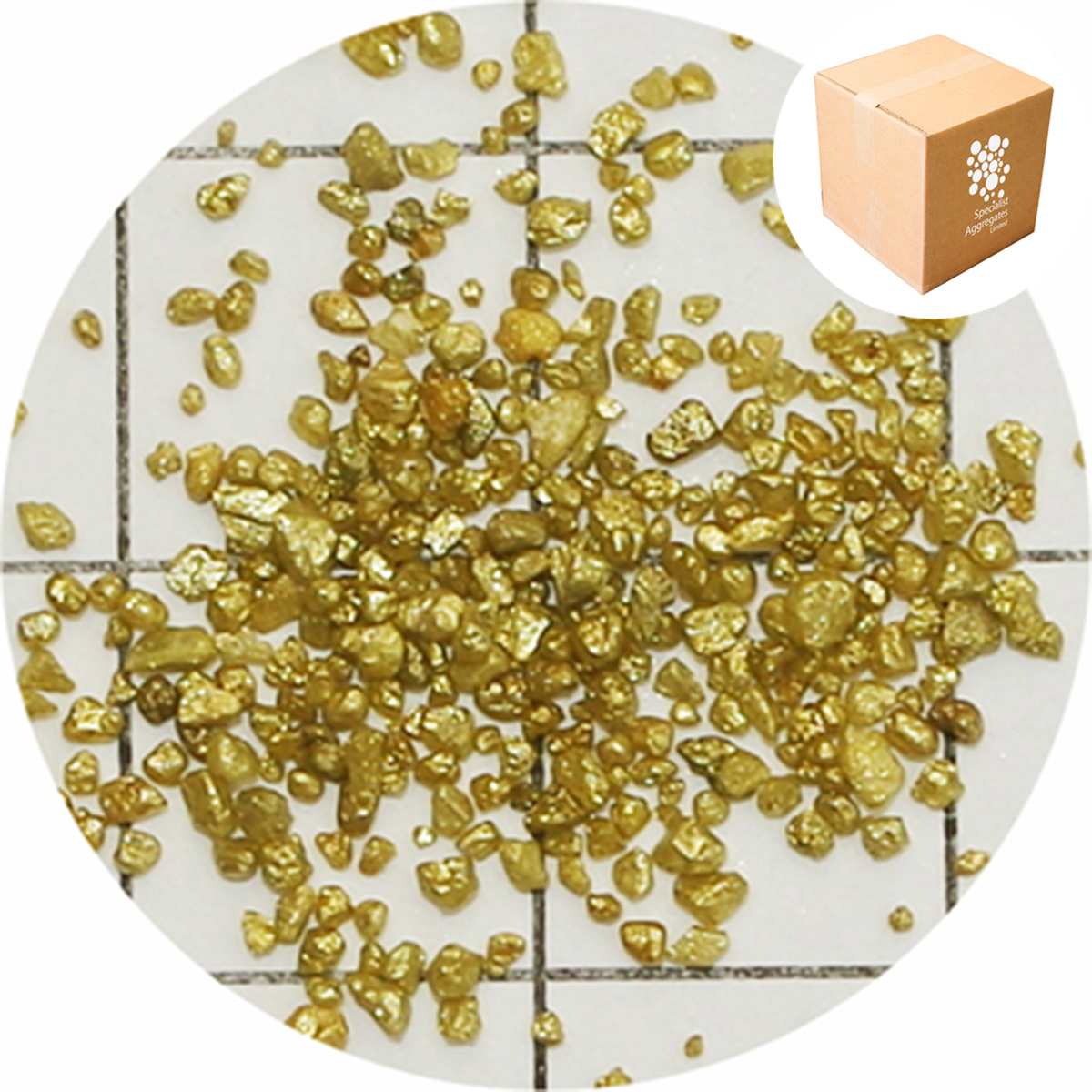 Buy Sand - Metallic Gold - Medium | Specialist Aggregates Ltd