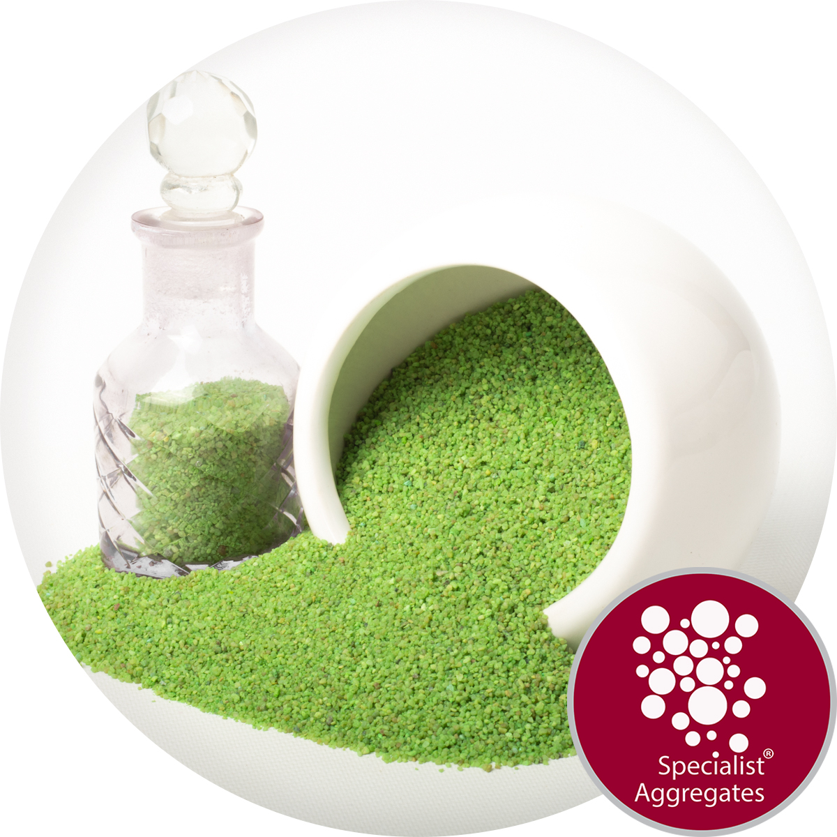 Buy Coloured Sand - Apple | Specialist Aggregates Ltd