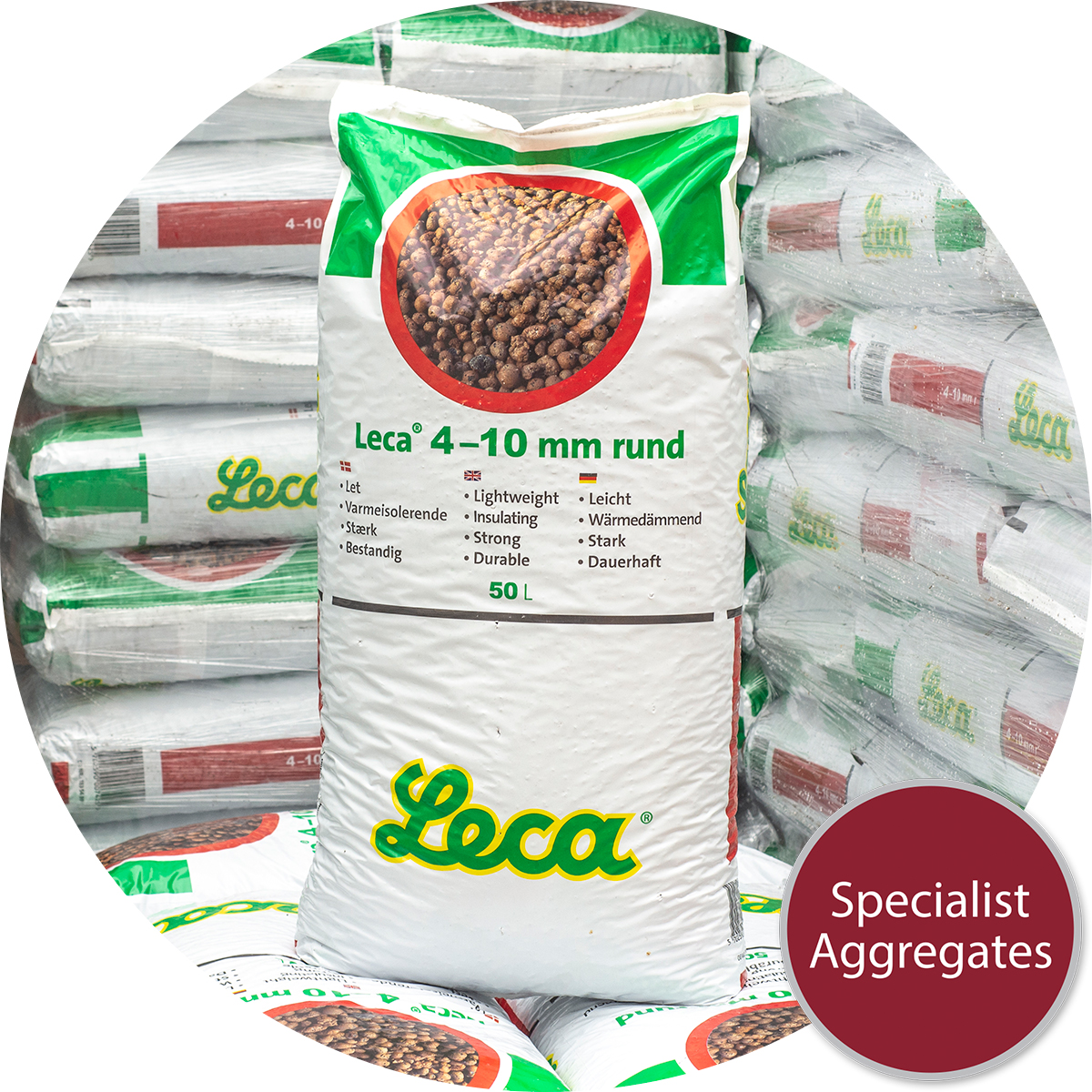 Buy Leca® LWA 4-10mm Lightweight Expanded Aggregate | Specialist ... Buy Leca® LWA 4-10mm Lightweight Expanded Aggregate | Specialist ...