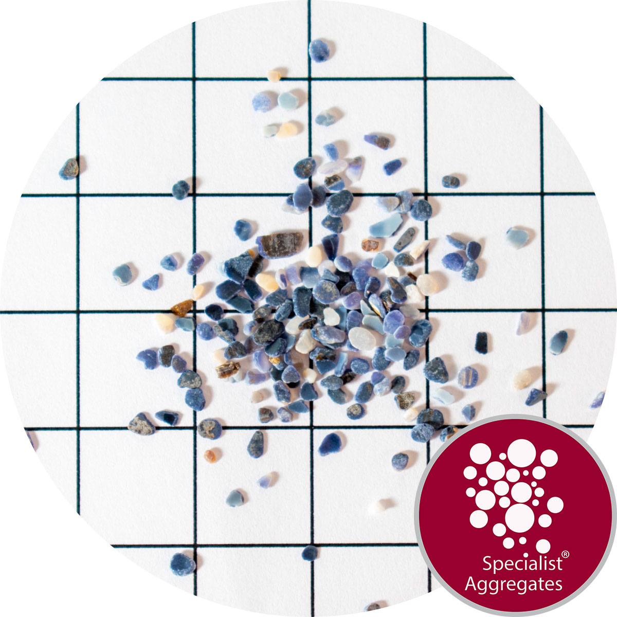 Buy Tumbled Mussel Shell - 2mm | Specialist Aggregates Ltd