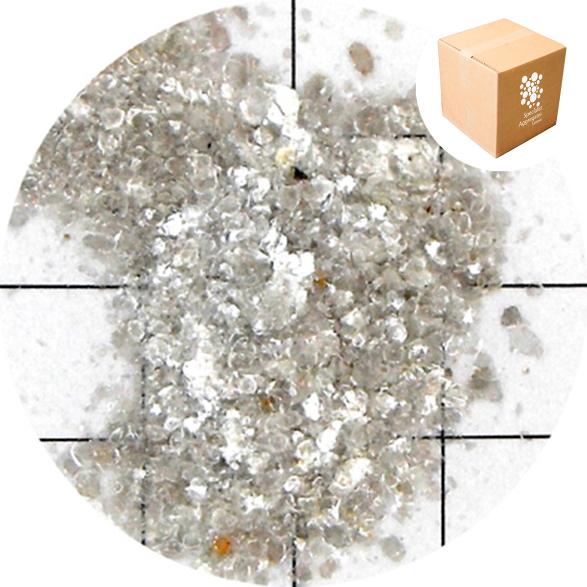 Buy Silver Mica - Coarse Flaked | Specialist Aggregates Ltd