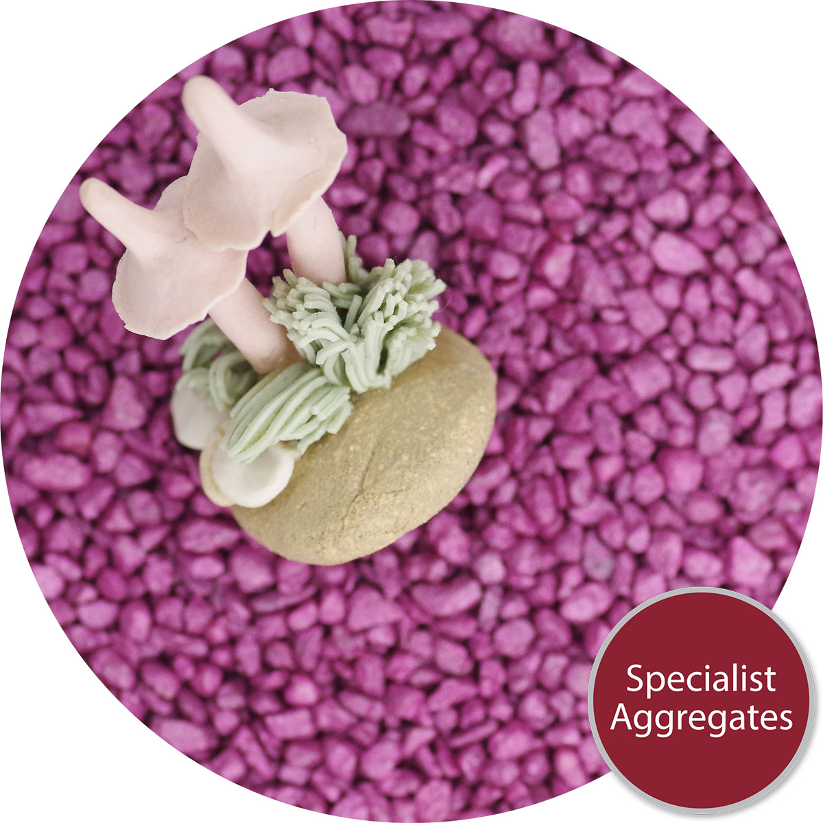 Buy Rounded Gravel Nuggets - Starburst Pink - Click & Collect ...