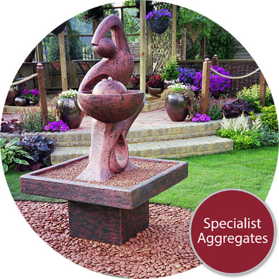 Buy Rounded Gravel - Copper Coloured | Specialist Aggregates Ltd