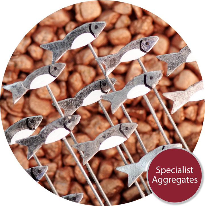 Buy Rounded Gravel - Copper Coloured | Specialist Aggregates Ltd