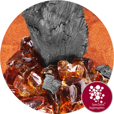 Buy Fire Coals - Red Amber Glass | Specialist Aggregates Ltd