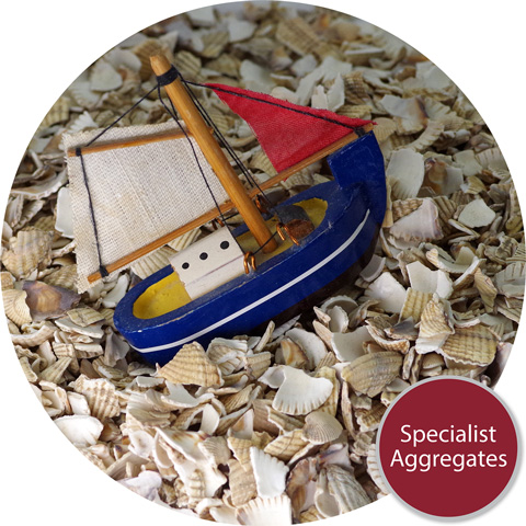 Buy Crushed Sea Shells - Cockle | Specialist Aggregates Ltd