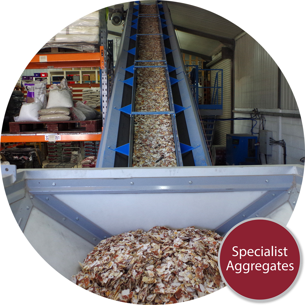 Buy Crushed Sea Shells - Scallop Footpath | Specialist Aggregates Ltd