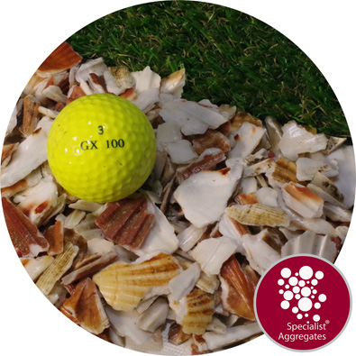 Buy Crushed Sea Shells - Scallop Footpath | Specialist Aggregates Ltd