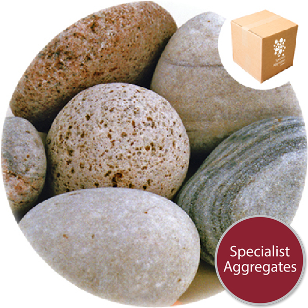 Buy Caledonian Large Cobbles 80-120mm | Specialist Aggregates Ltd