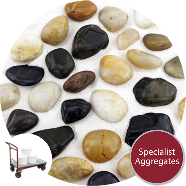 Buy Chinese Pebbles - Polished Mixed Colour - Small - Click&Collect ...