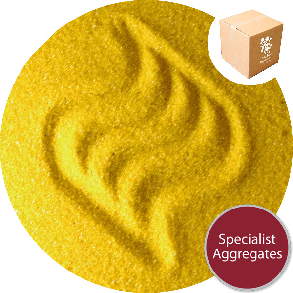 Buy Coloured Sand - Golden Yellow | Specialist Aggregates Ltd