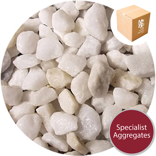 Buy Dashing - Polar White - 3-8mm | Specialist Aggregates Ltd
