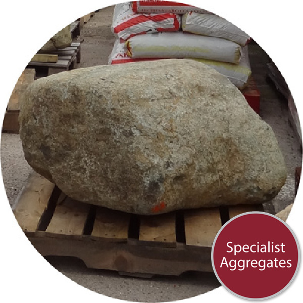 Buy Glacial Boulder - 1 Large Rounded | Specialist Aggregates Ltd