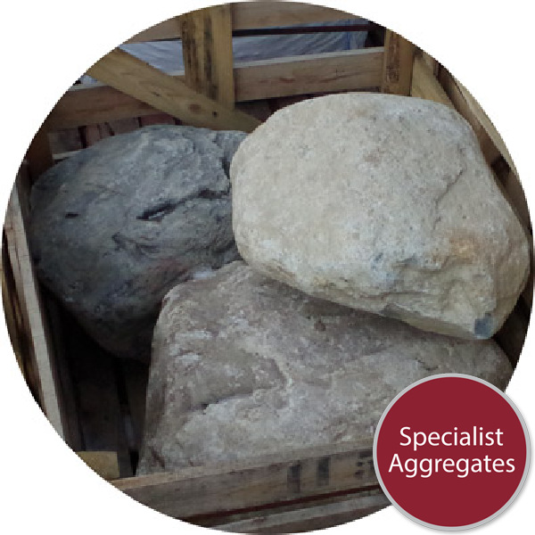 Buy Glacial Boulders - 3 Large Rounded | Specialist Aggregates Ltd