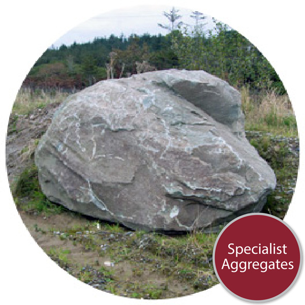 Buy Granite Feature Boulder 6-8 tonnes | Specialist Aggregates Ltd