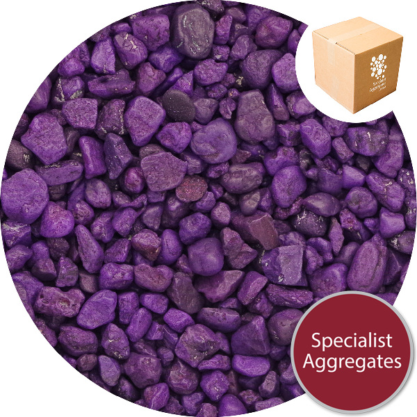 Buy Rounded Gravel - Royal Purple | Specialist Aggregates Ltd