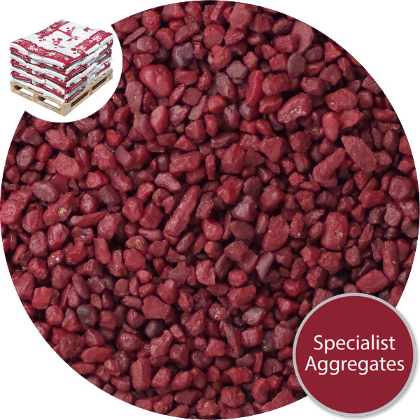 Buy Rounded Gravel Nuggets - Burgundy | Specialist Aggregates Ltd