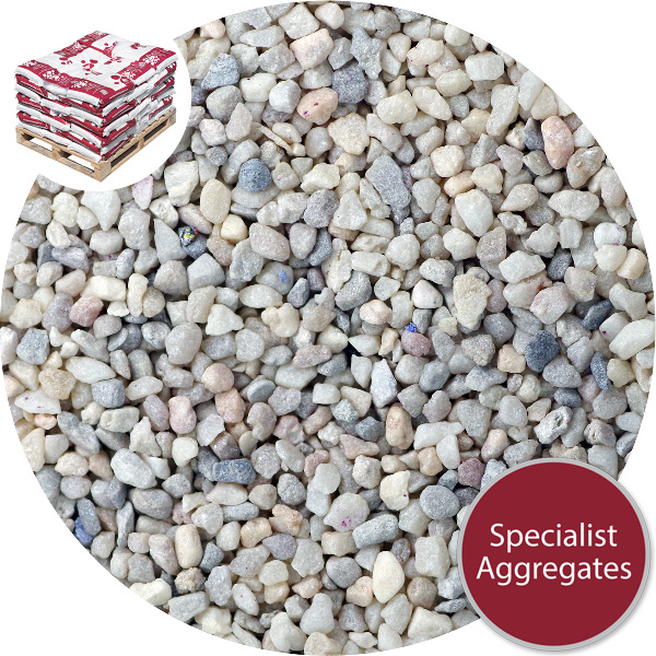 Buy Rounded Gravel Nuggets - Floral White | Specialist Aggregates Ltd