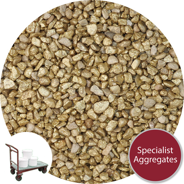 Buy Rounded Gravel Nuggets - Gold Colour - Click & Collect | Specialist ...