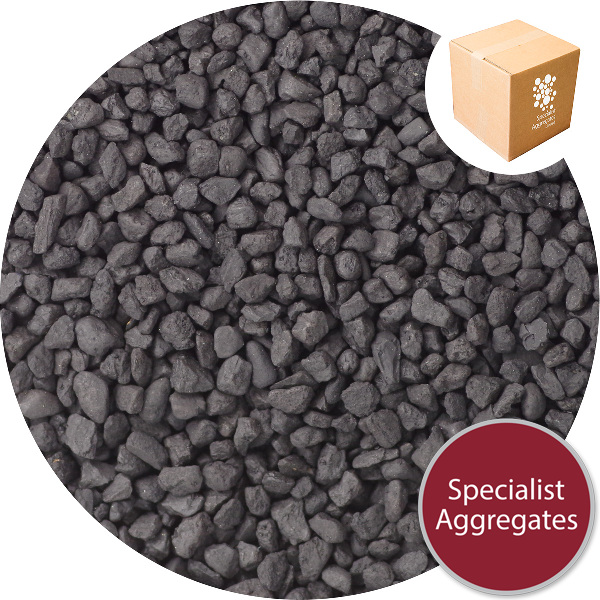 Buy Rounded Gravel Nuggets - Jet Black | Specialist Aggregates Ltd