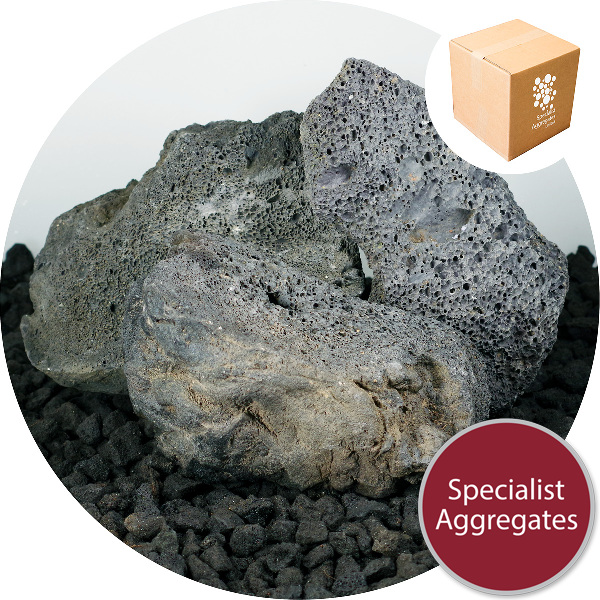 Buy Volcanic Lava - Black Rockery | Specialist Aggregates Ltd