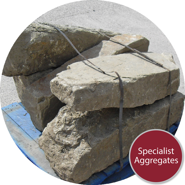 Yorkstone Rocks - 5 Large Angular from Specialist Aggregates, Buy Online