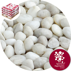 Buy Chinese Pebbles - Polished Porcelain White | Specialist Aggregates Ltd