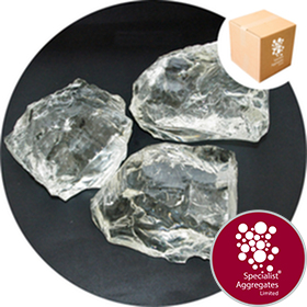 Buy Enviro-Glass - Clear Crystal Glass Rocks | Specialist Aggregates Ltd